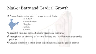 Case Study - India entry strategy in online F&G space for an American ...
