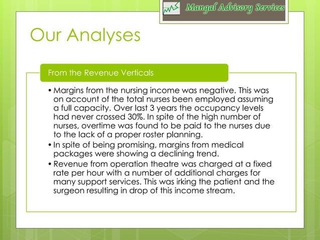 Case study IV hospital - Profitability Analysis | PDF