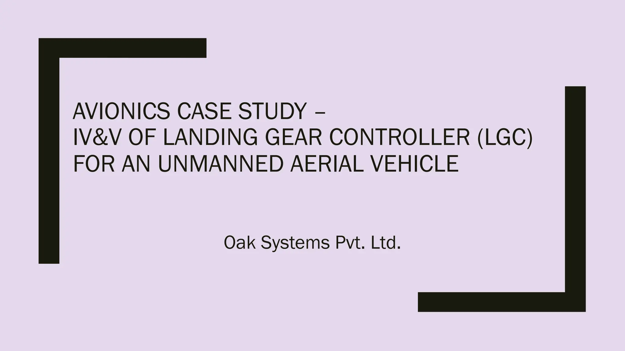 Case Study on IV&V of the Landing Gear Controller | PDF