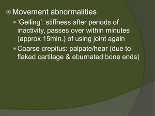 Case study joint syndome osteoarthritis mj | PPTX