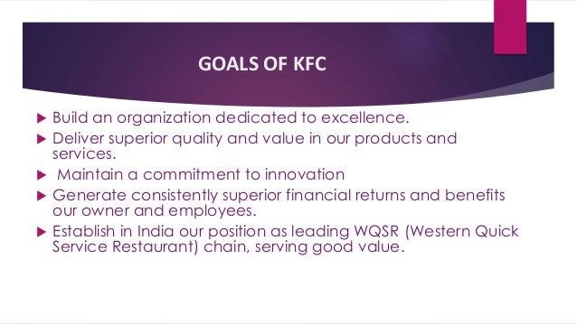 Case study On KFC