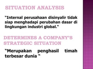 Case study kiat menghadapi persaingan global pt timah | PPTX