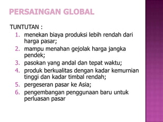 Case study kiat menghadapi persaingan global pt timah | PPTX