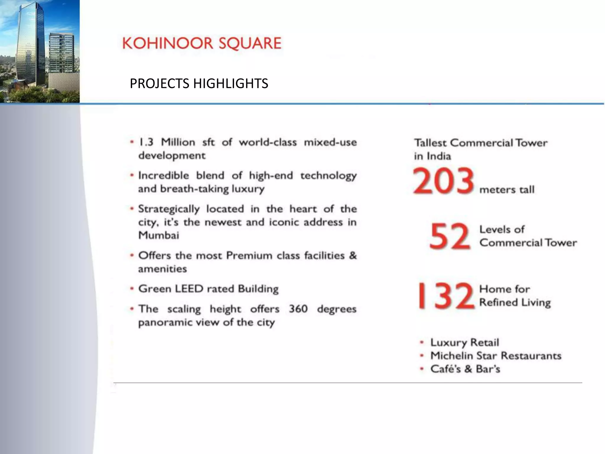 Case study kohinoor square Mumbai | PPTX