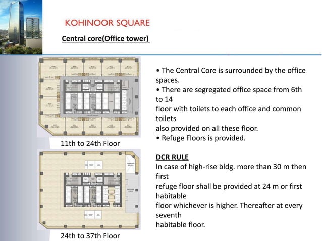 Case study kohinoor square Mumbai | PPTX | Civil Engineering Industry | Industries