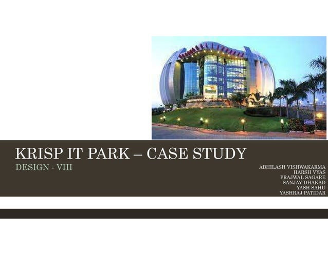 KRISP IT PARK (information technology campus) | PDF