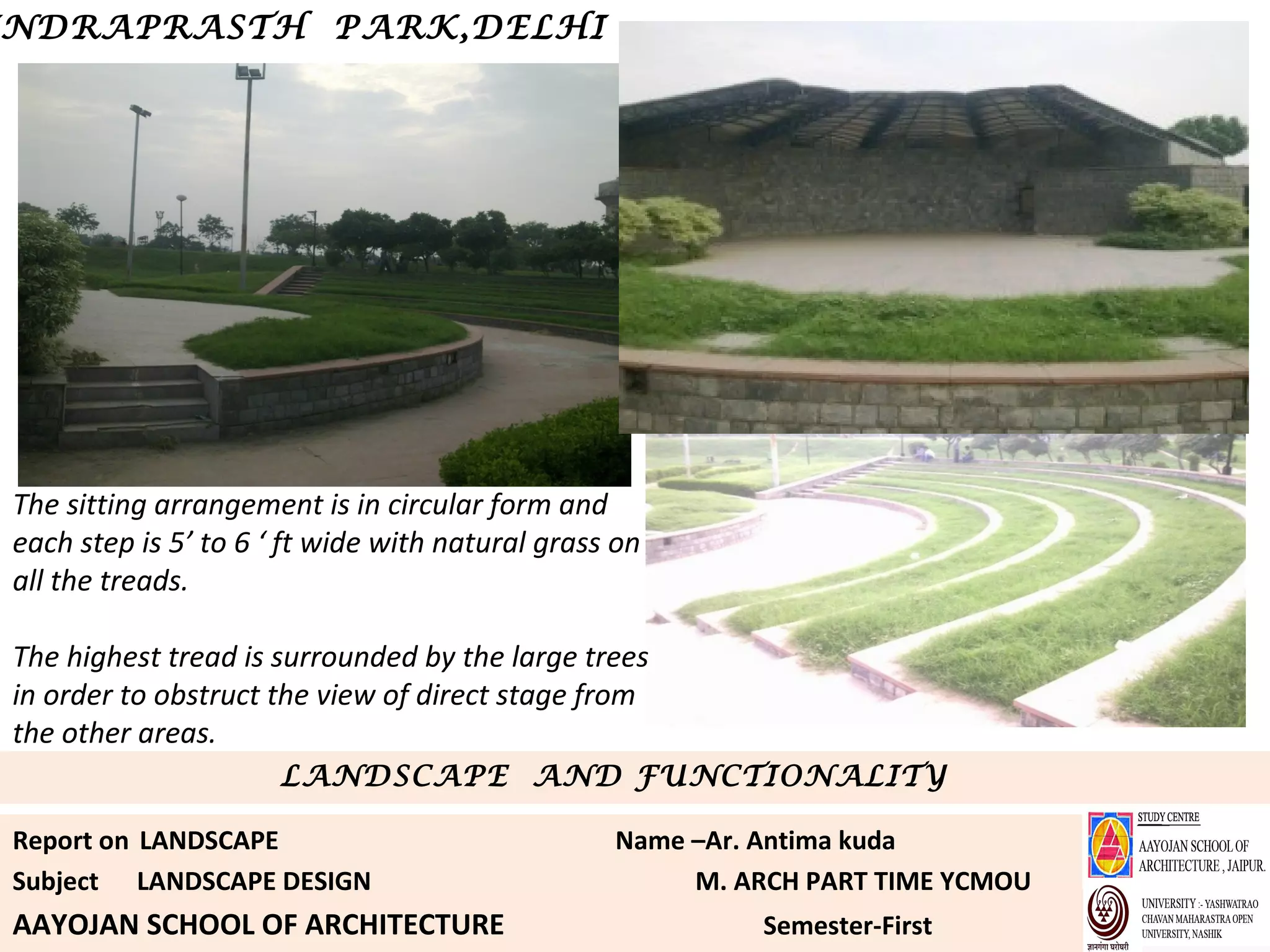 Casestudy landscape ip park. | PPT