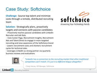 LinkedIn Hiring Solutions - Case Studies | PPTX