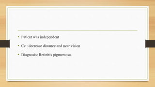 Case study , low vision | PPTX