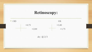 Case study , low vision | PPTX