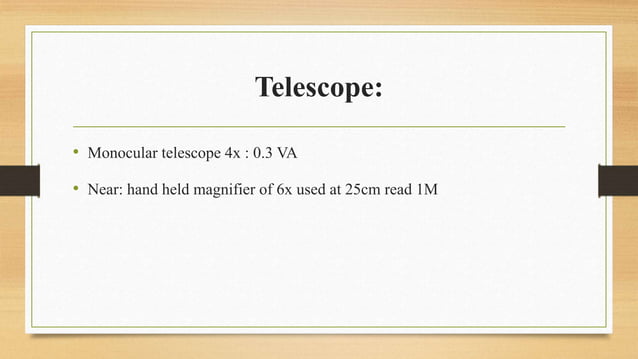 Case study , low vision | PPTX