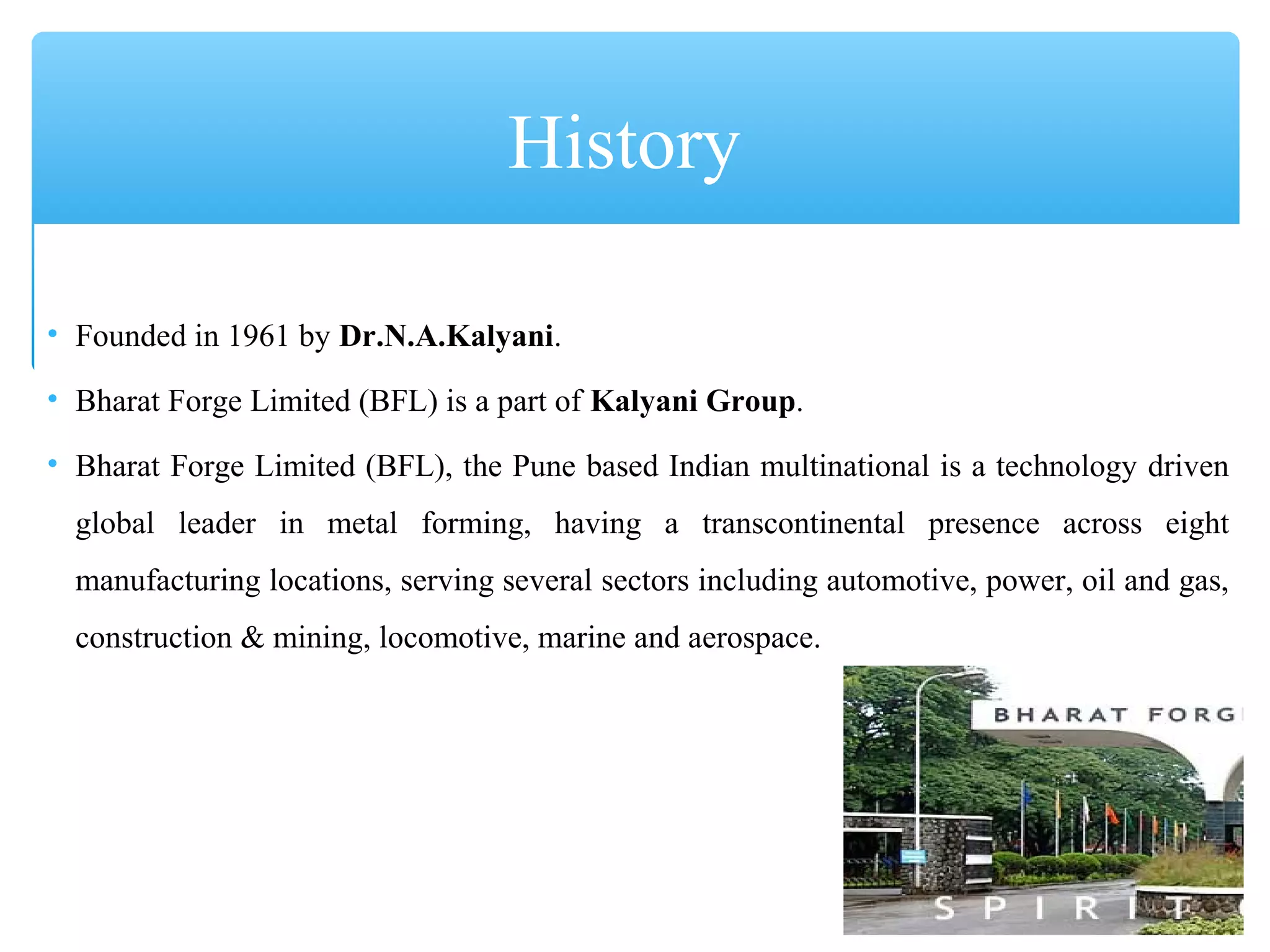 Bharat Forge- Reshaping the Shopfloor | PPT