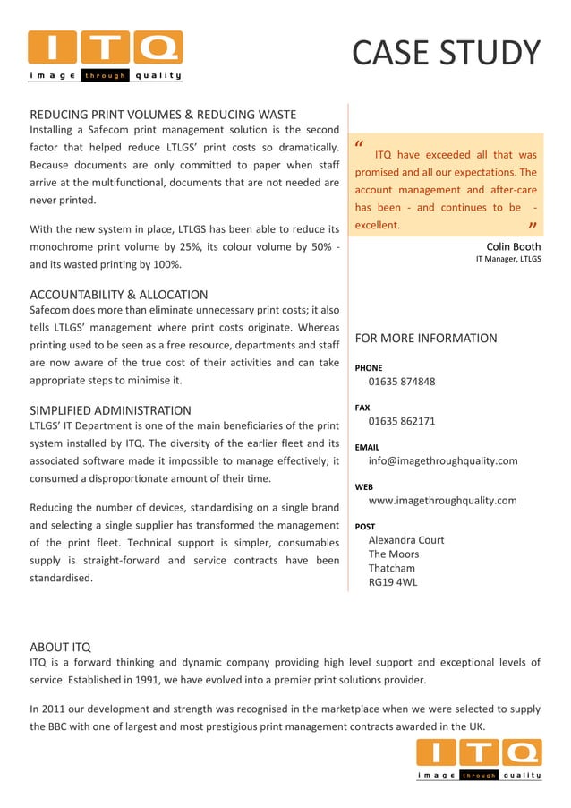 Case Study Lufthansa Technik | PDF