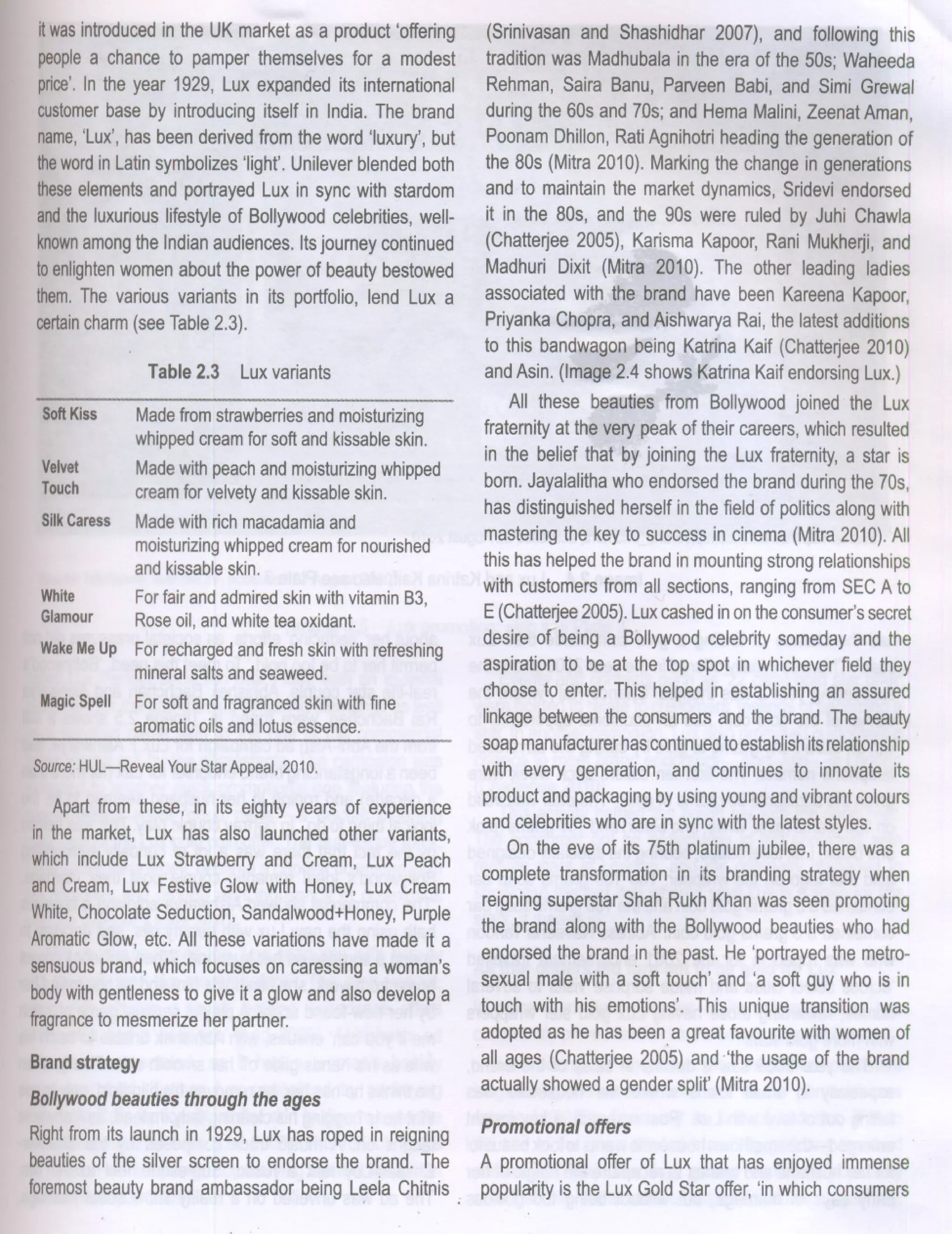 Case study lux symbolizing beauty-2 | PDF