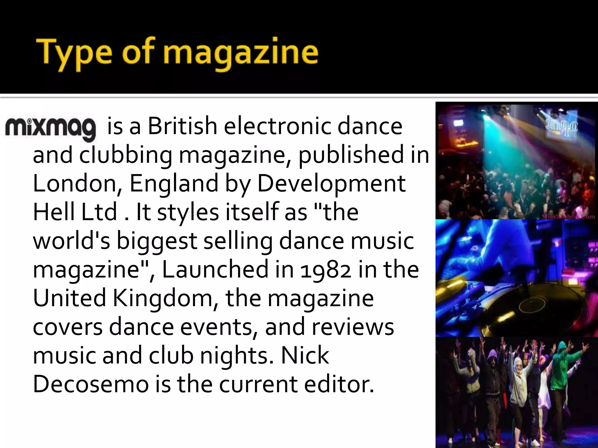 Case study magazine mixmag | PPT