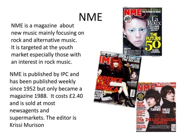 Case study magazine - nme | PPTX