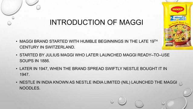 case study Maggi.pptx | Food Industry | Industries