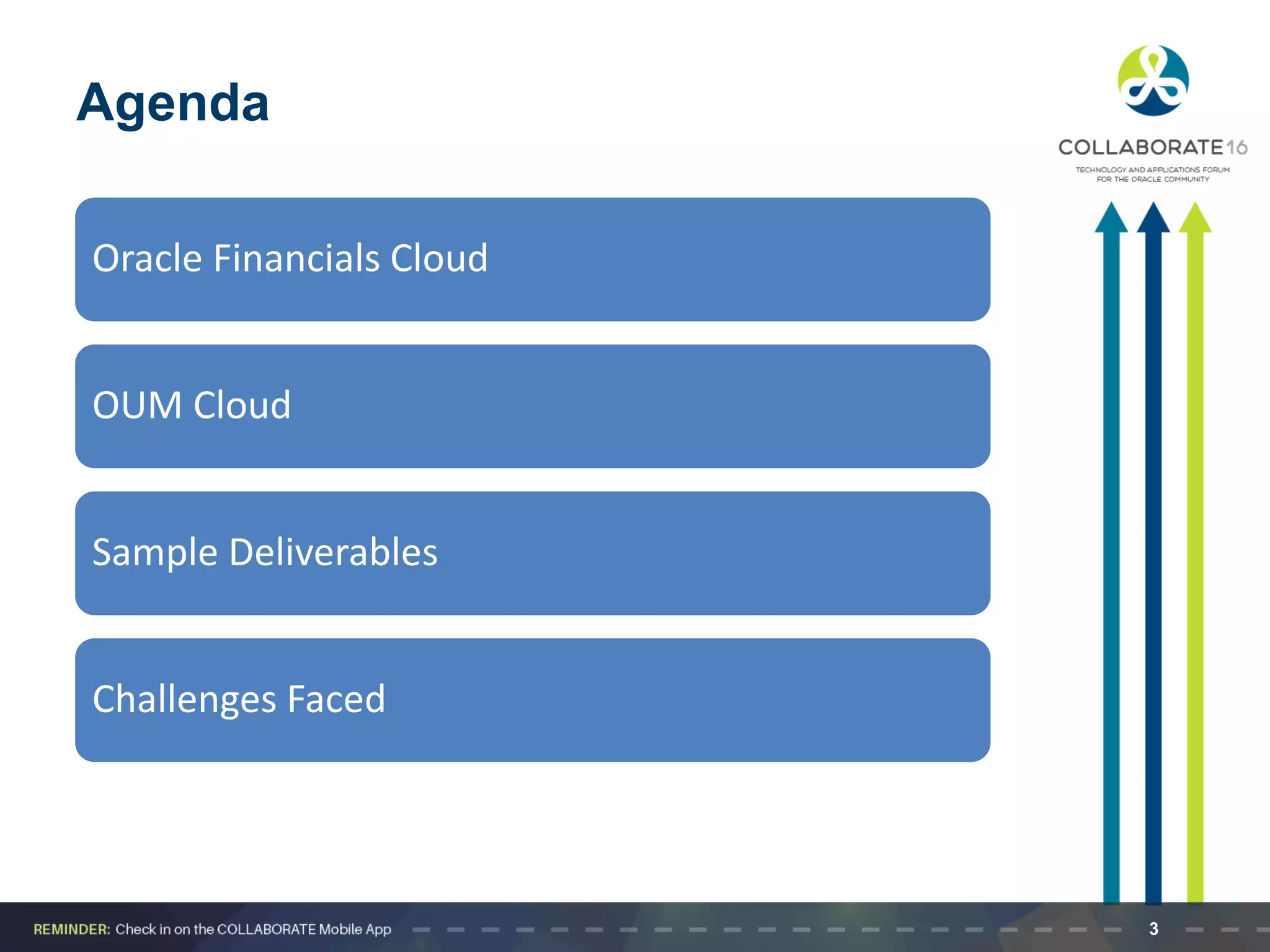 Case study: Managing a Fusion Financials Cloud Implementation with ...
