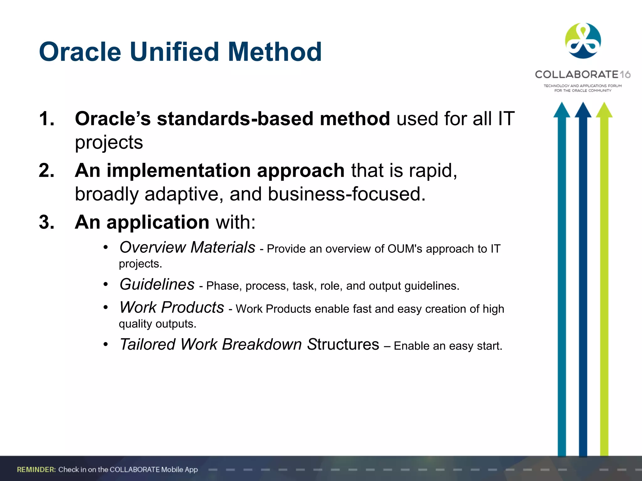 Case study: Managing a Fusion Financials Cloud Implementation with Oracle Unified Method | PDF