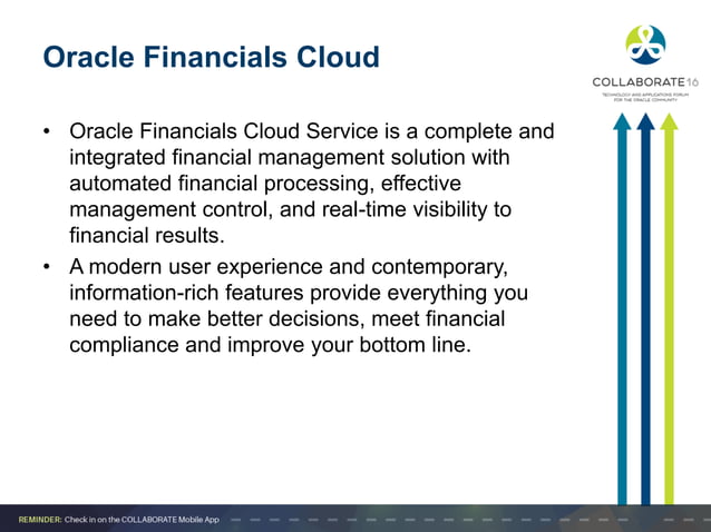 Case study: Managing a Fusion Financials Cloud Implementation with ...