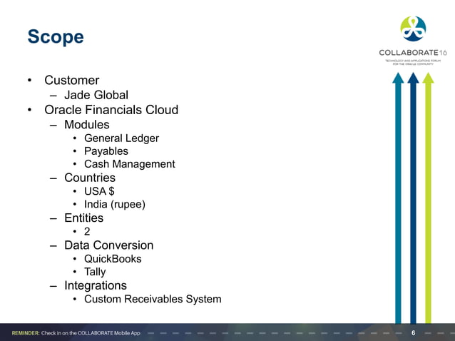 Case study: Managing a Fusion Financials Cloud Implementation with ...
