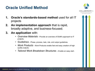 Case study: Managing a Fusion Financials Cloud Implementation with ...