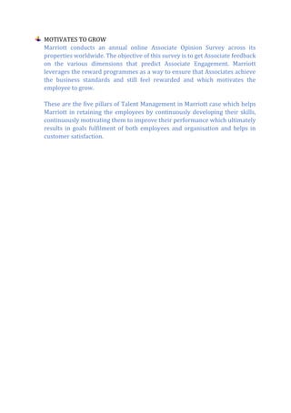 Case study marriott hotels | PDF