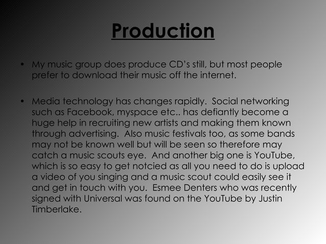 Major record label Case study | PPT