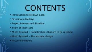 MediSys Corp- Case Study | PPTX