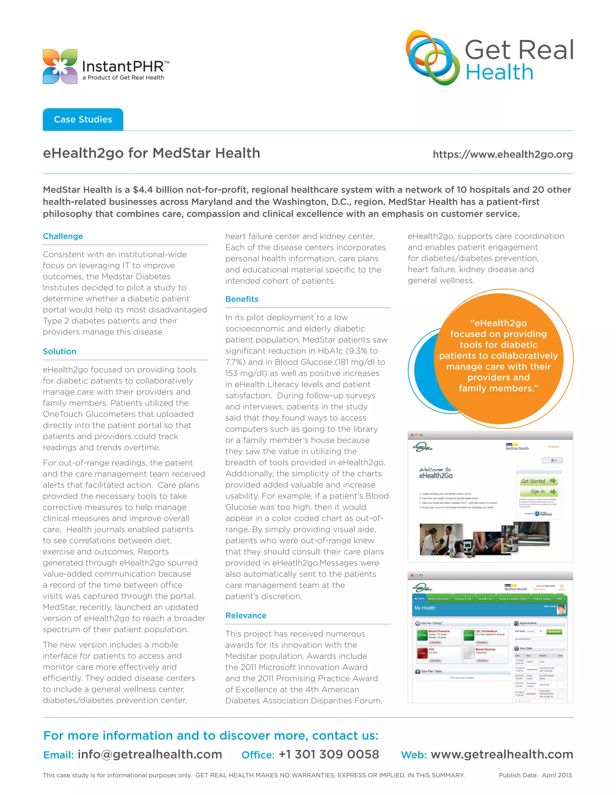 MedStar Health Case Study | PDF