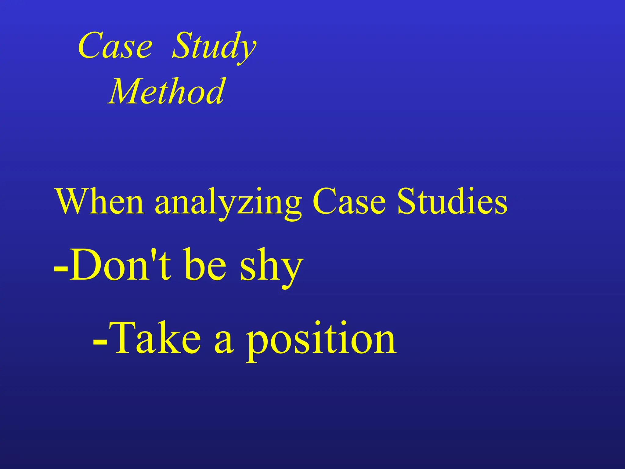 Case Study Method case study methods case | PPT