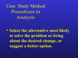 Case Study Method case study methods case | PPT