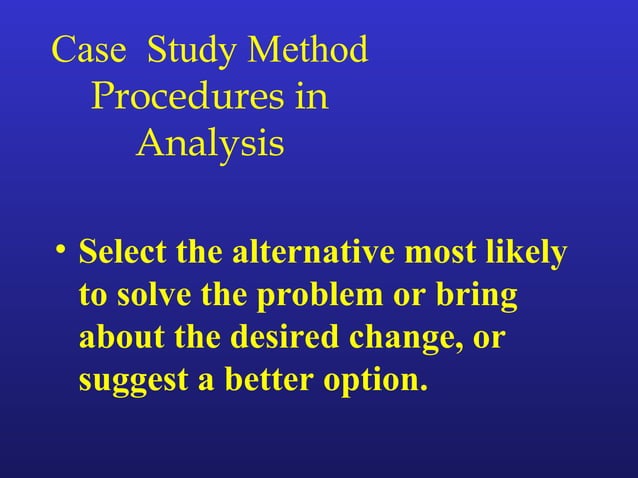 Case Study Method case study methods case | PPT