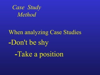 Case Study Method case study methods case | PPT