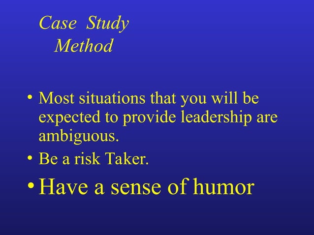 Case Study Method case study methods case | PPT