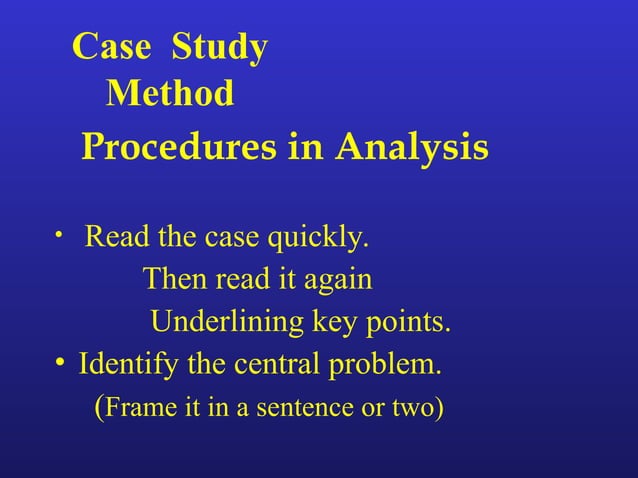 Case Study Method case study methods case | PPT