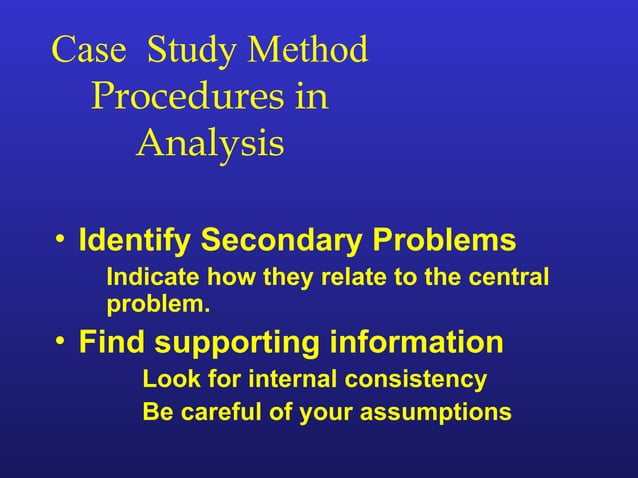 Case Study Method case study methods case | PPT