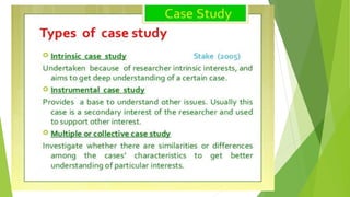 Case study method in research | PPTX