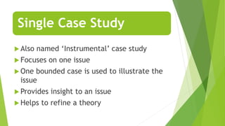 Case study method in research | PPTX