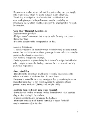 Case study method of research | PDF