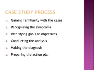 Case study methods - For preparation in examination perspective and ...