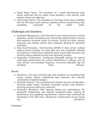 Case Study_ MongoDB Replication And Disaster Recovery Implementation.docx