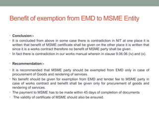 Case Study MSMe parties pertaining to procurement | PPT
