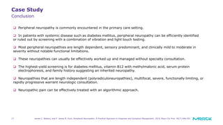 Case study- Peripheral Neuropathy (Nerve Care forum) | PPTX