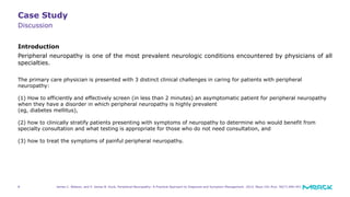Case study- Peripheral Neuropathy (Nerve Care forum) | PPTX