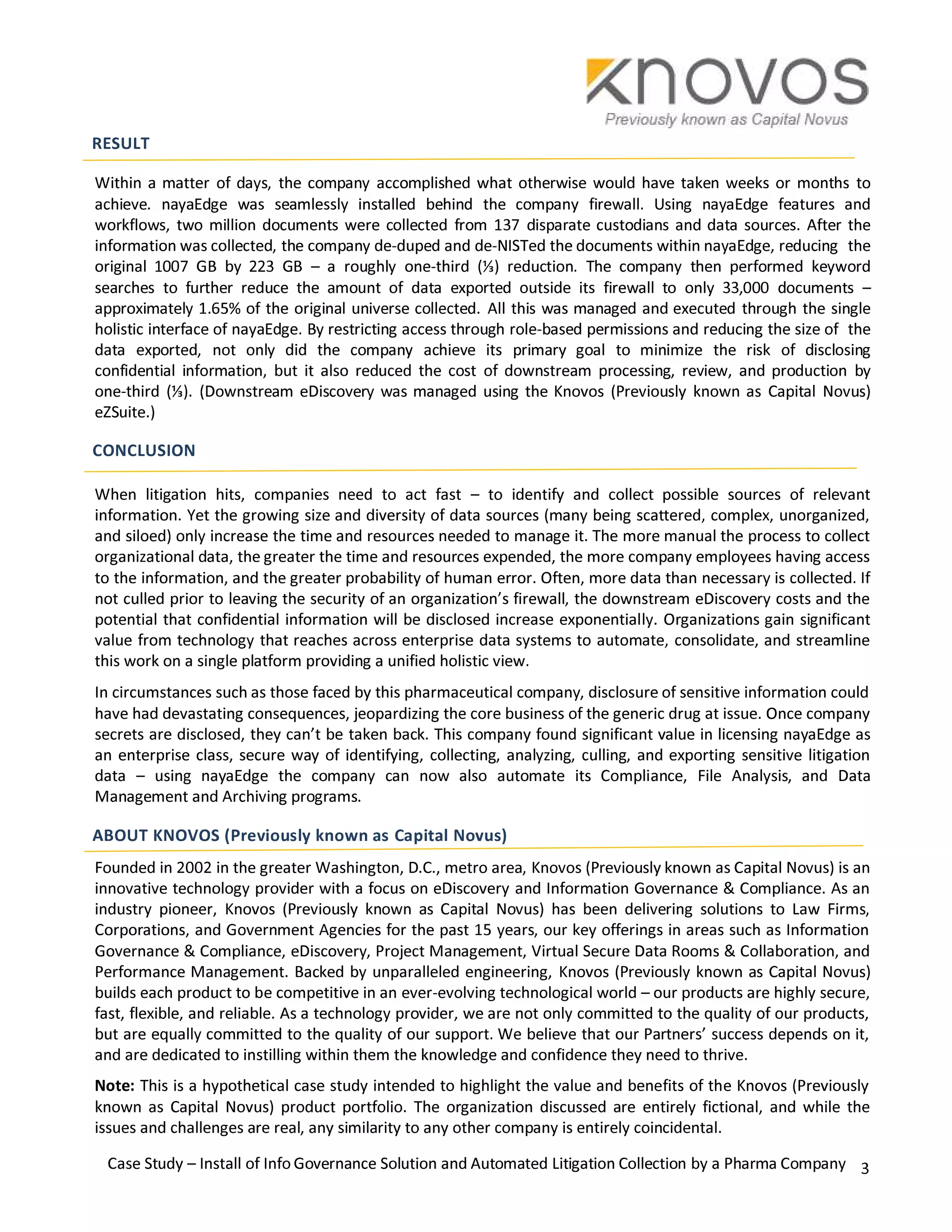 Case Study - Automated Targeted Collection - ATC | PDF