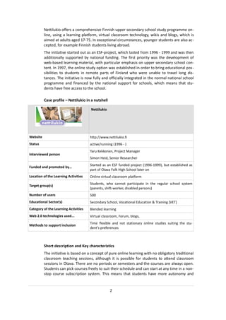 Case study Nettilukio | PDF