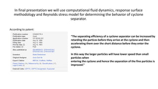 Cyclone Seperator | PPTX