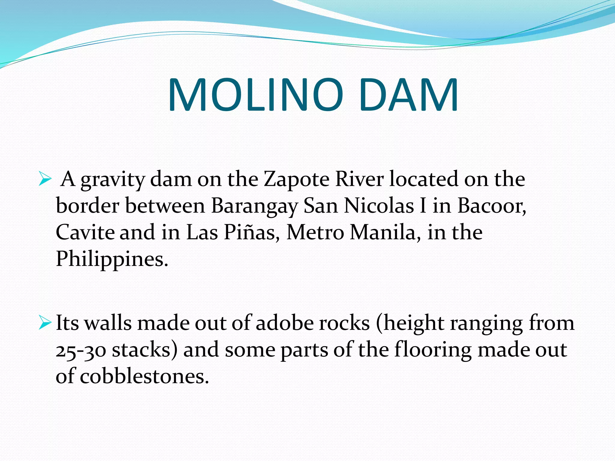 Case Study No. 3-Molino Dam in Bacoor, Cavite | PDF