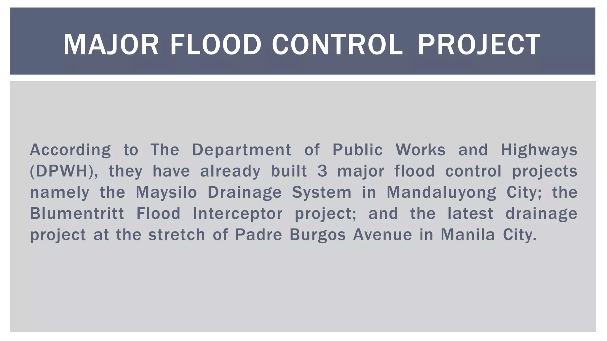 Case Study No. 8-Managing Floods in Metro Manila | PDF